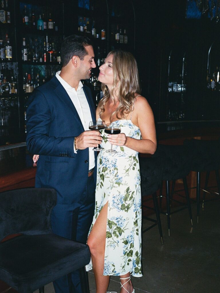 Bar Mischief Engagement | Danielle + Joe - Paige Vaughn Photo