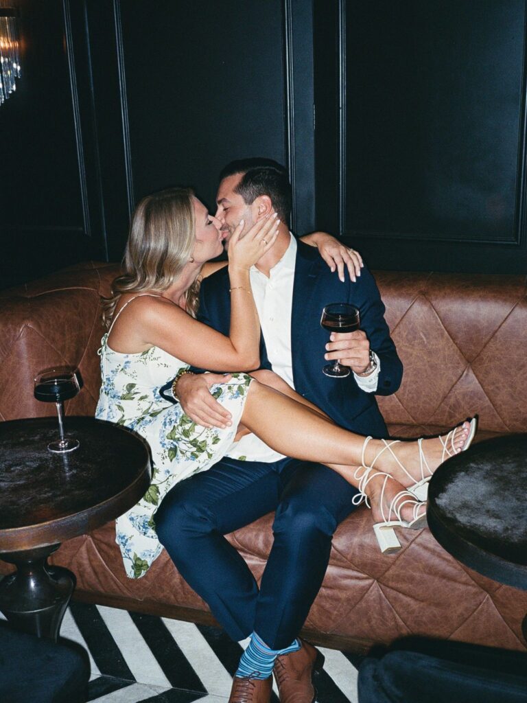 Bar Mischief Engagement | Danielle + Joe - Paige Vaughn Photo